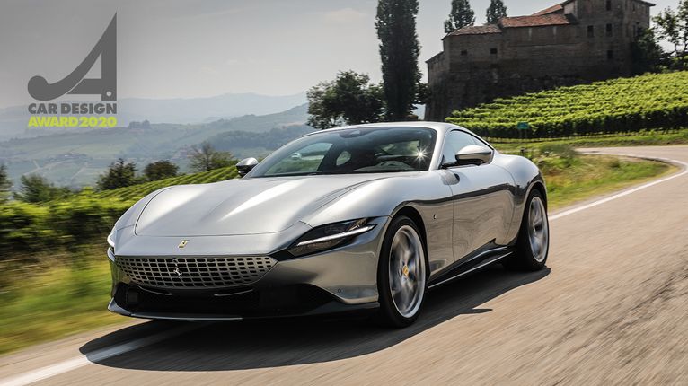 The Ferrari Roma wins 2020 Car Design Award