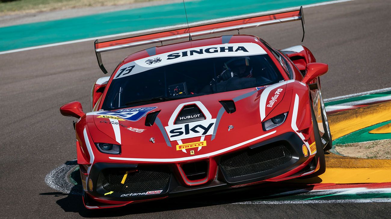 Ferrari Challenge Europe - Ziemian's first track outing