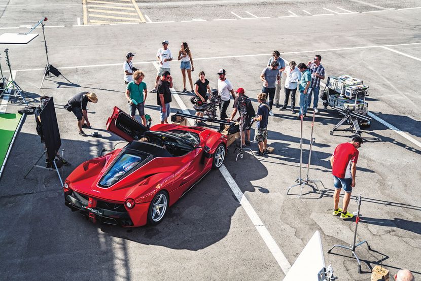 Vettel drives the LaFerrari Aperta