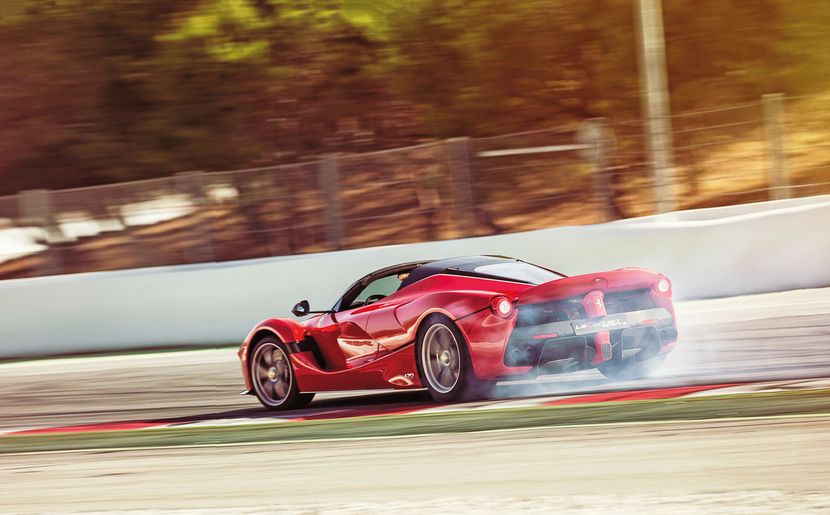 Vettel drives the LaFerrari Aperta