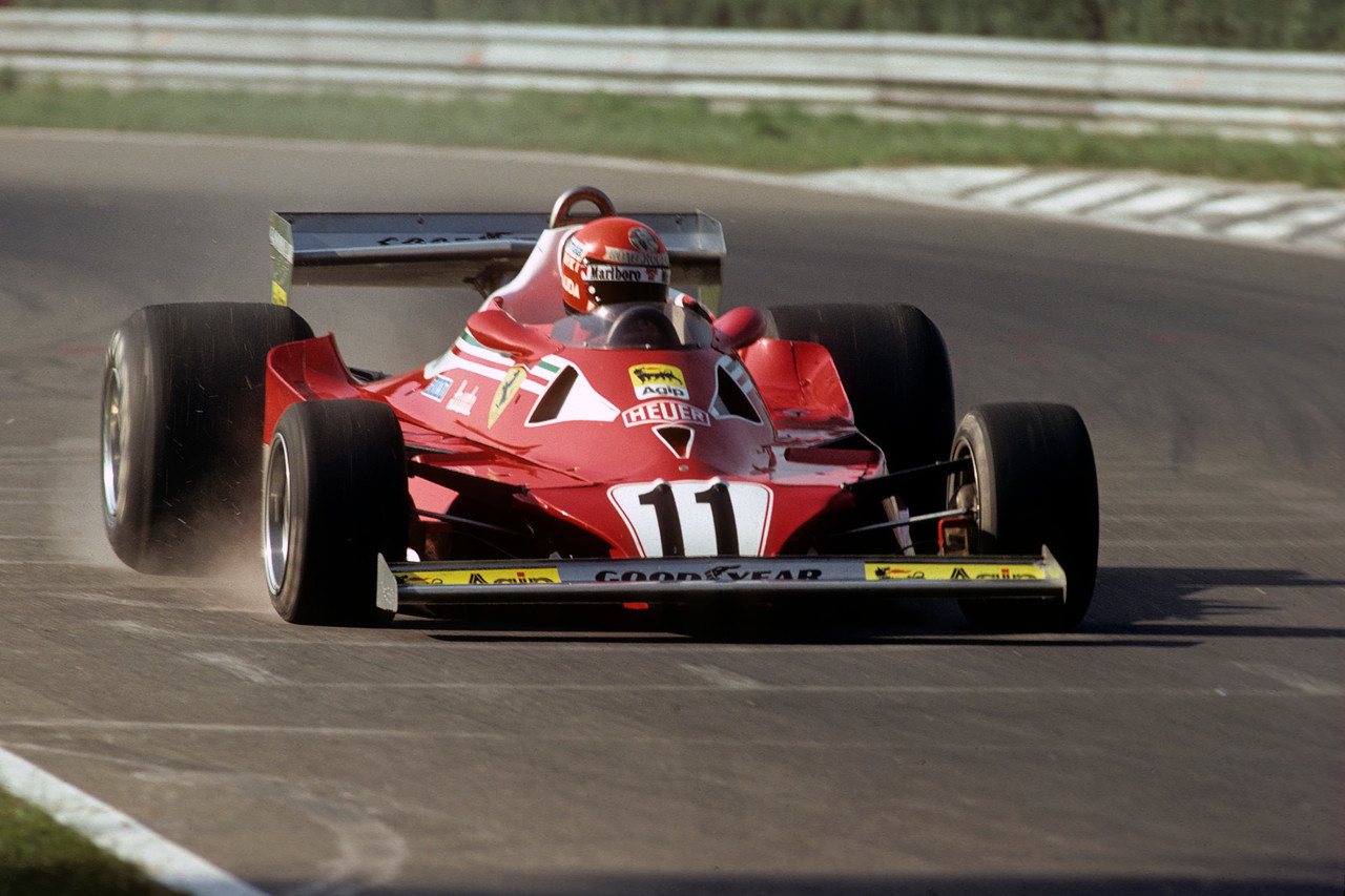 Niki Lauda, two-time F1 World Drivers' Champion with Ferrari