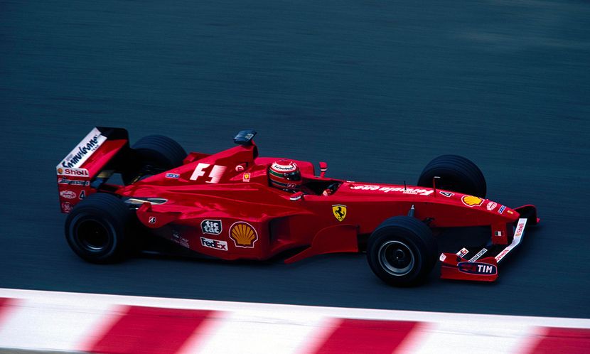When Ferrari raced in blue and white