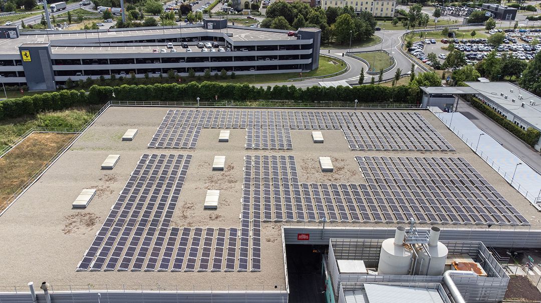Ferrari invests in solar energy systems with Enel X