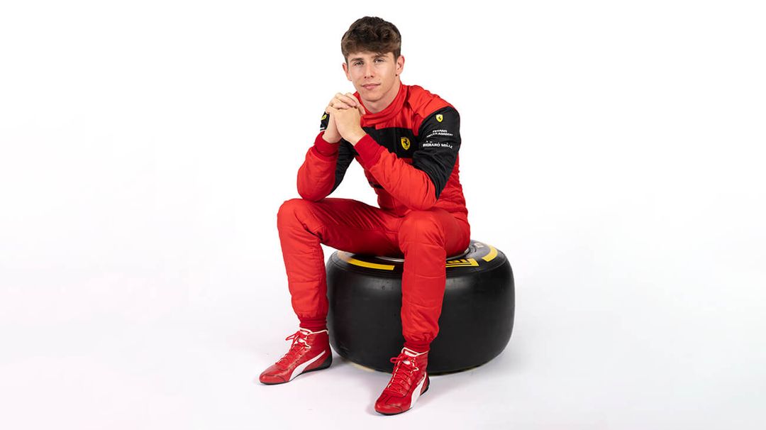 Arthur Leclerc in Formula 2 with DAMS